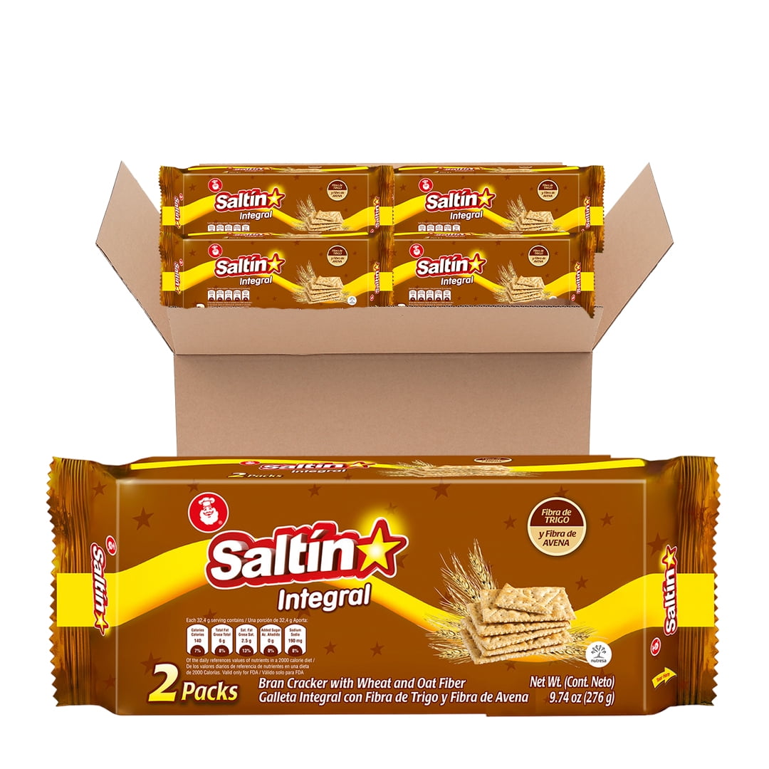 Saltin Integral Crackers, 9.7 oz, Pack of 4 - Walmart.com