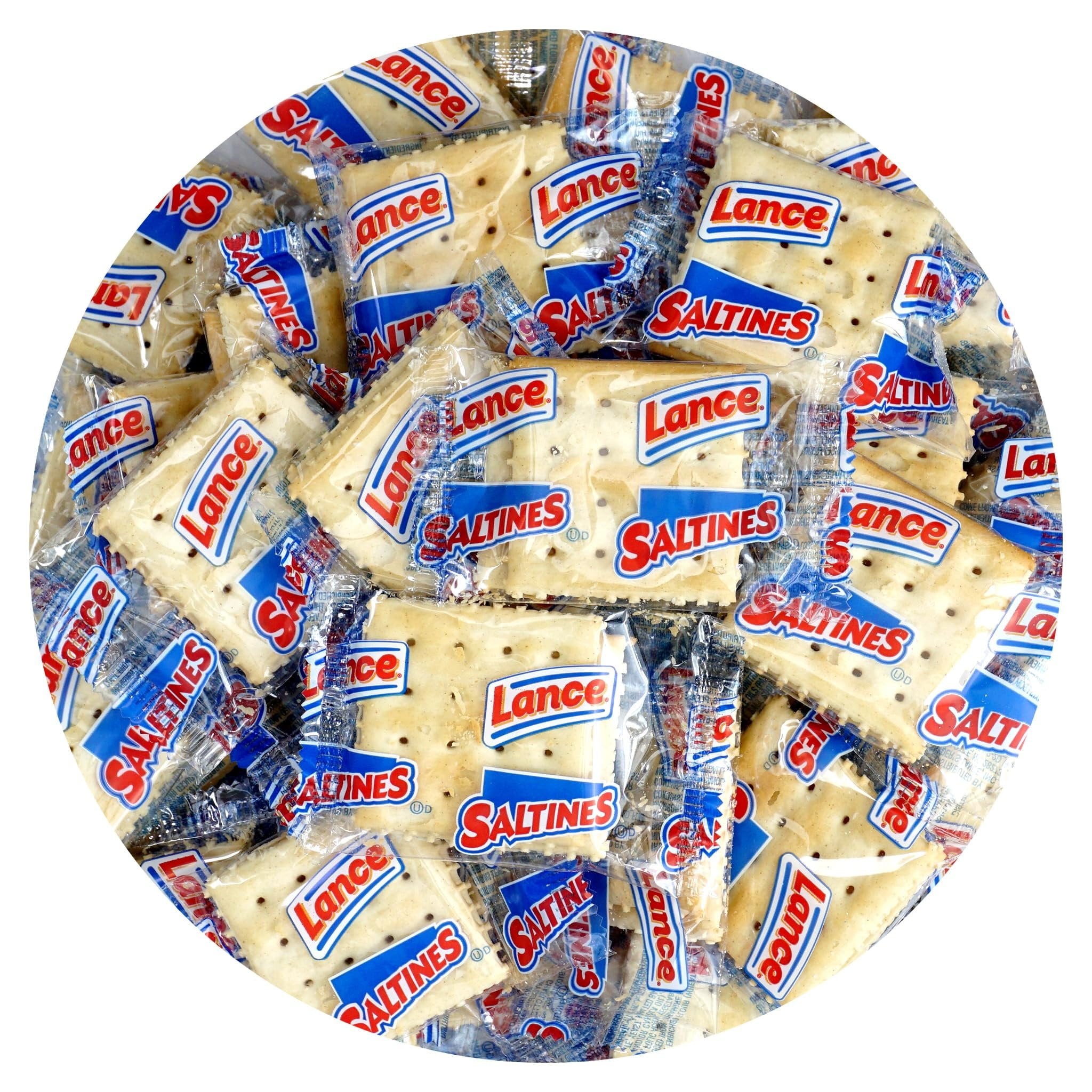 Saltine Crackers, 100 Pack Individually Wrapped Cracker, Single Serve ...