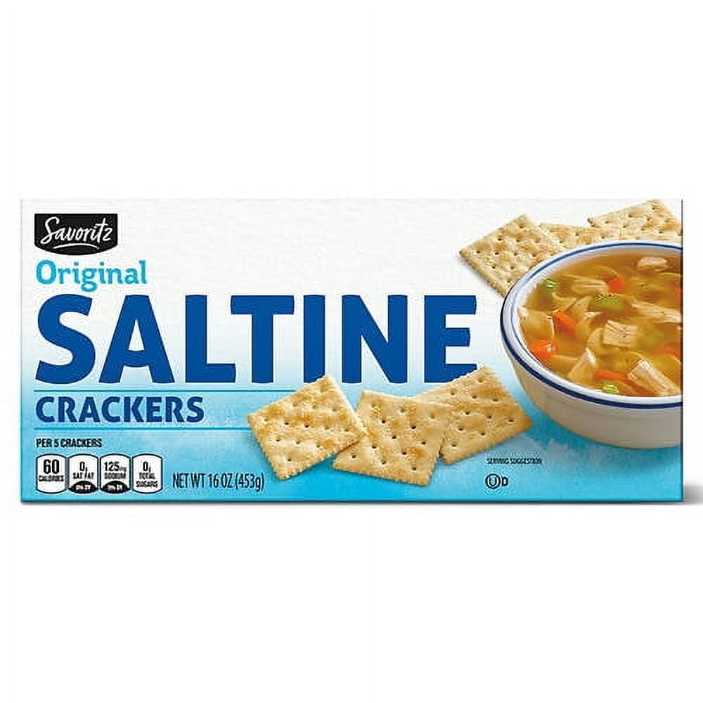 Savoritz Saltine Crackers, 16 oz - Pack of 5 - Walmart.com