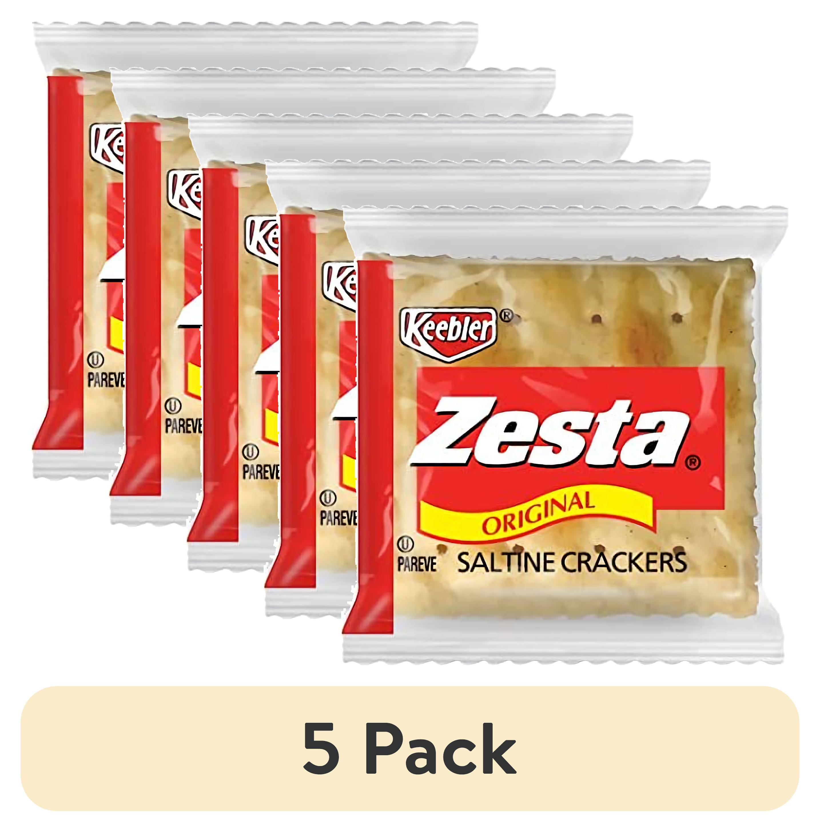 (5 pack) Zesta Saltine Crackers Individually Wrapped .2 Ounce Twin Pack ...