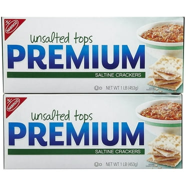 Pack of 2 Premium Unsalted Tops Saltine Crackers, 16 oz - Walmart.com
