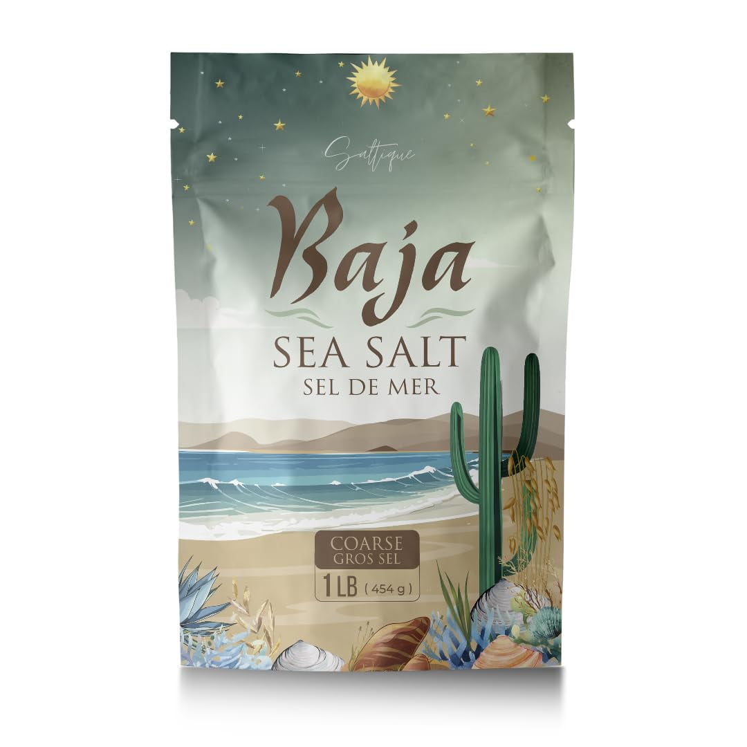 Saltique 1lb Baja Sea Salt MDA05 Coarse - 4X More than Celtic Salt ...