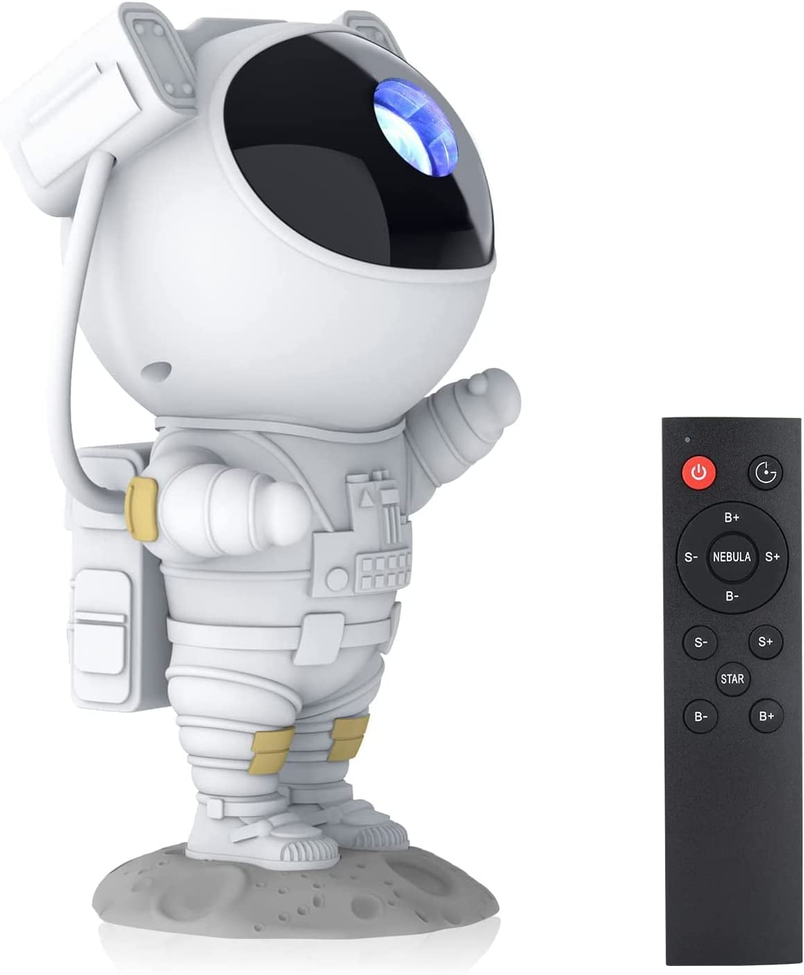 Saltnlight Astronaut Star Projector: Galaxy Light with Timer, Remote ...