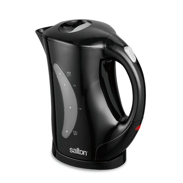 Salton Cordless Jug Kettle 1.7 Liter, JK1199, Black - Walmart.com