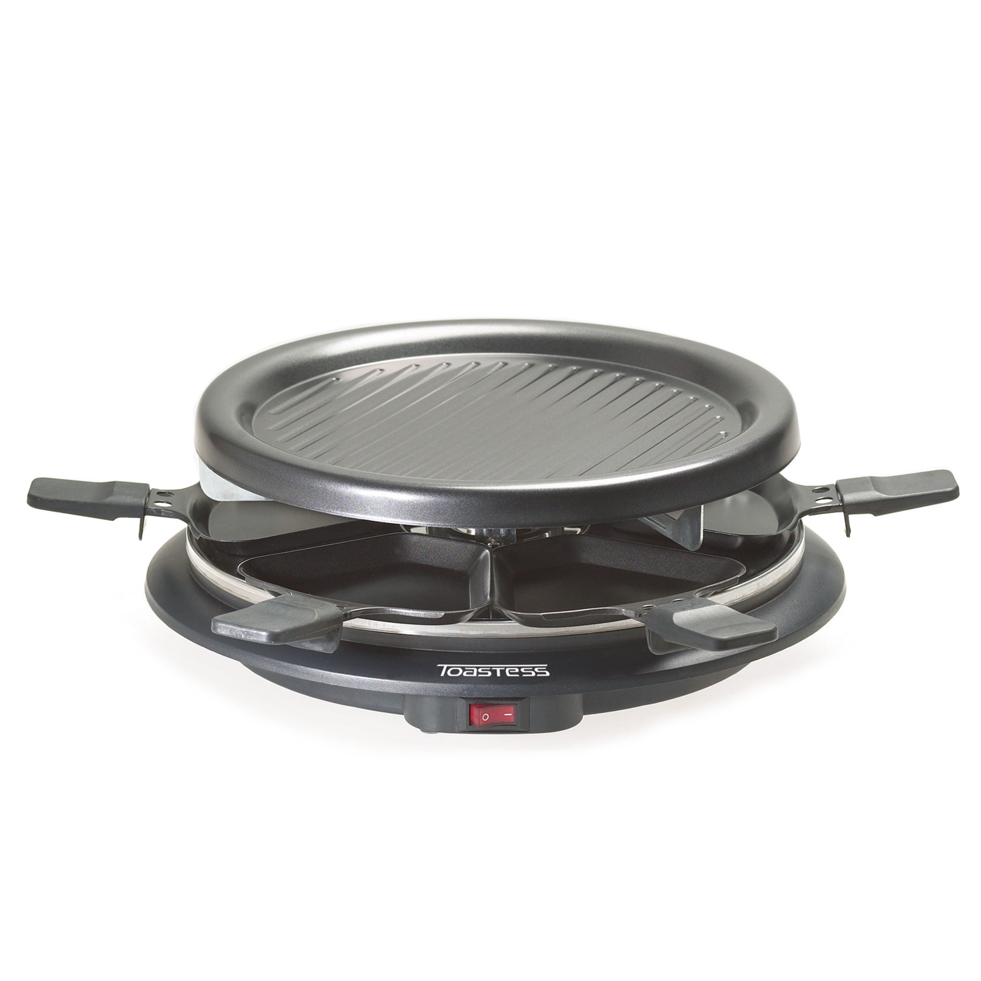 Salton BBQ Cooking 6-Person Black Party Grill & Raclette, TPG315, Non ...