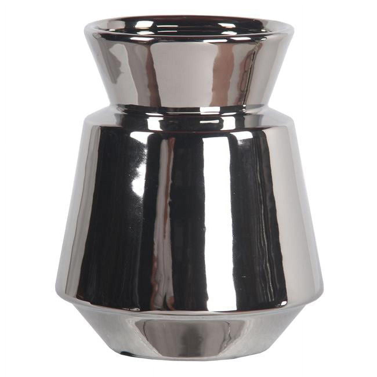 Saltoro Sherpi Round Ceramic Vase with Tapered Bottom and Flared Top ...