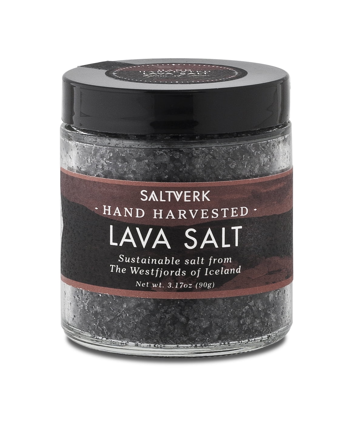 Saltverk Lava Salt, 3.17oz of Handcrafted Icelandic Sea Salt - Walmart.com