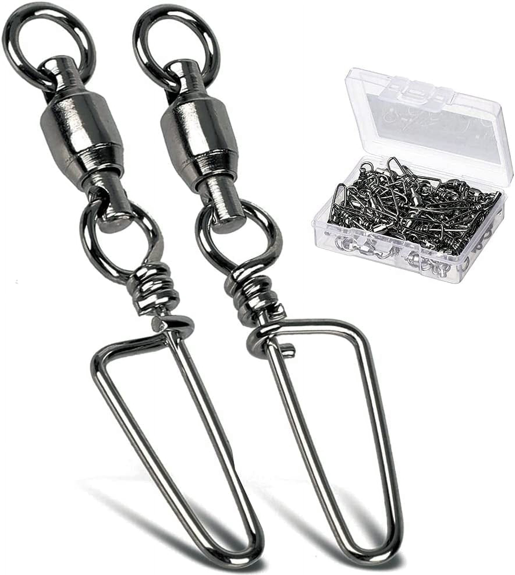 Saltwater Connector Fishing Snap Swivel High Strength Snaps Swivel ...