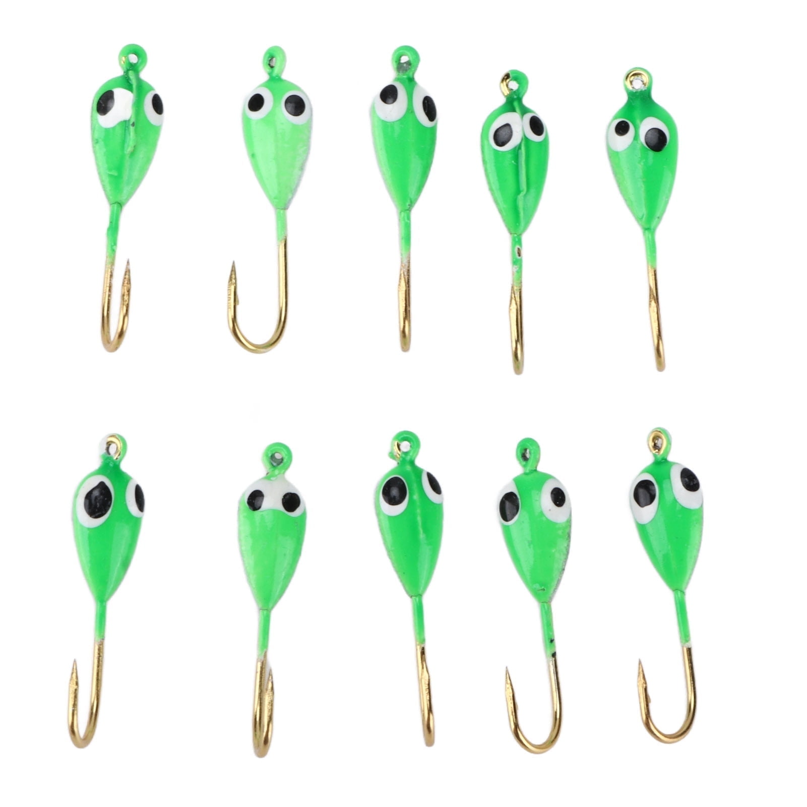 Saltwater Fishing Jigs Vertical Flat Jigging Lure,10Pcs Ice Fishing ...