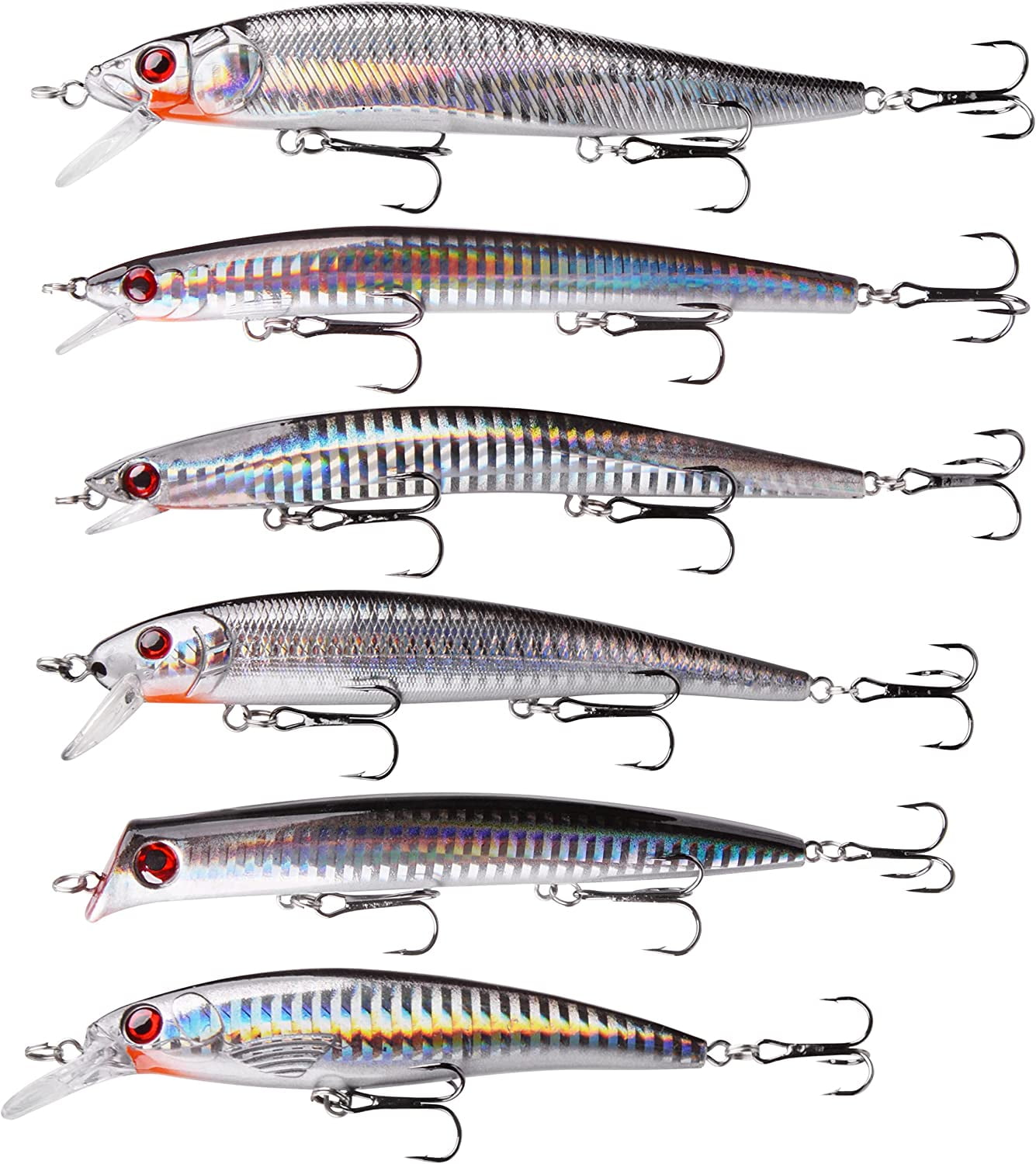 Saltwater Fishing Lures Kit Surf Fishing Striped Bass Lures Inshore ...