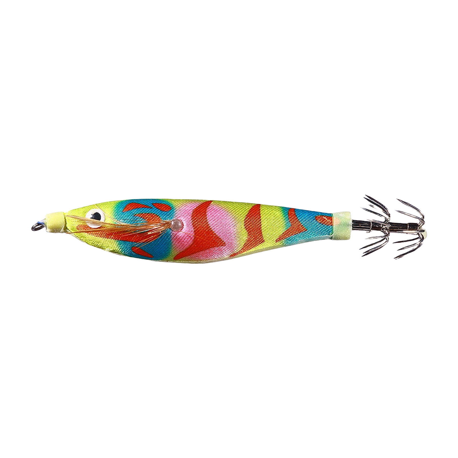 Saltwater Freshwater Angling Shrimp Cuttlefish Jigs Hook Lures Round ...