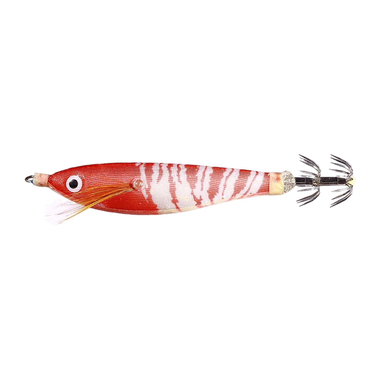 Saltwater Freshwater Angling Shrimp Cuttlefish Jigs Hook Lures Round ...