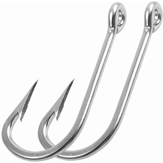 Saltwater Large Giant Shark and Alligator Fishing Hooks Stainless Steel ...
