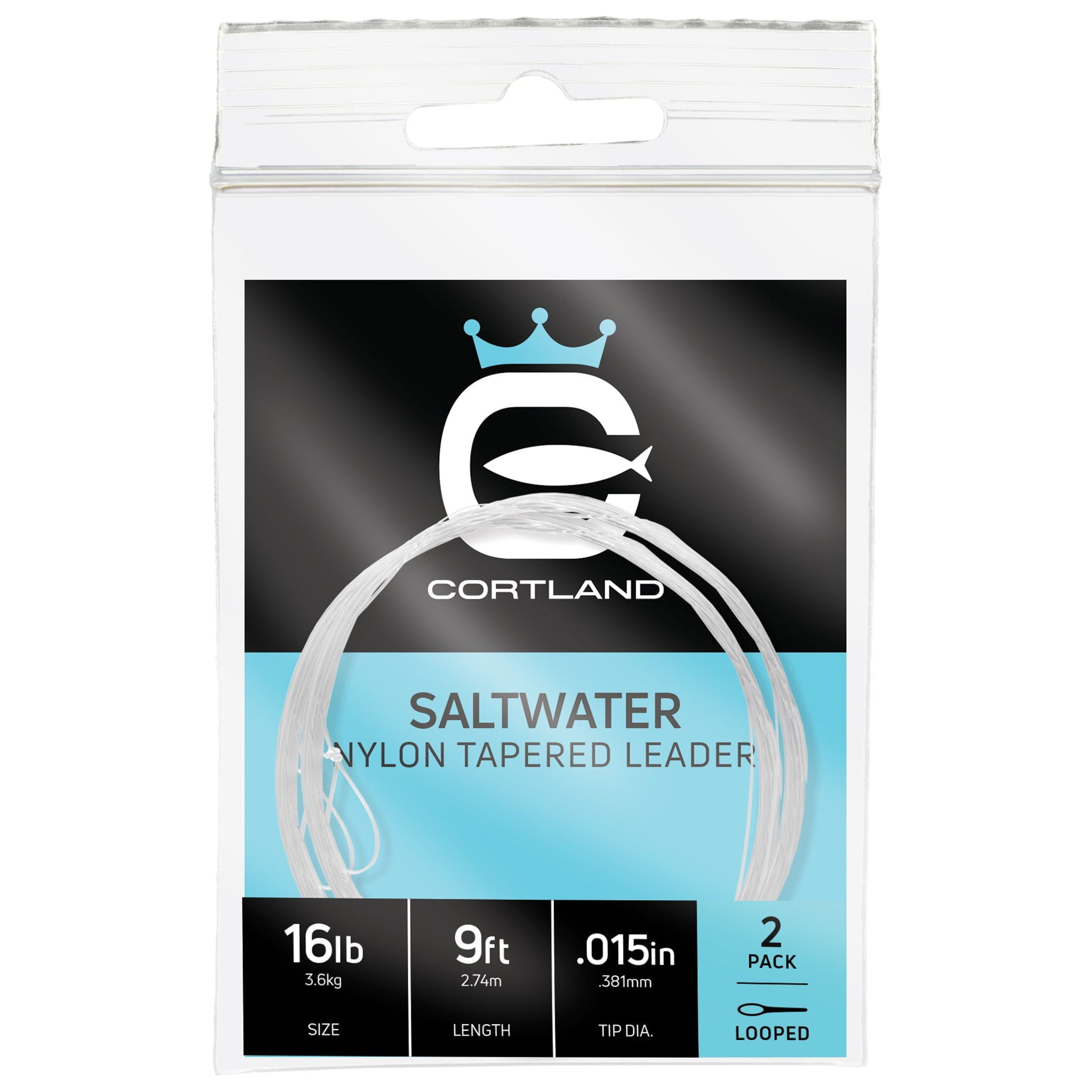 Saltwater Nylon Tapered Leaders - Walmart.com