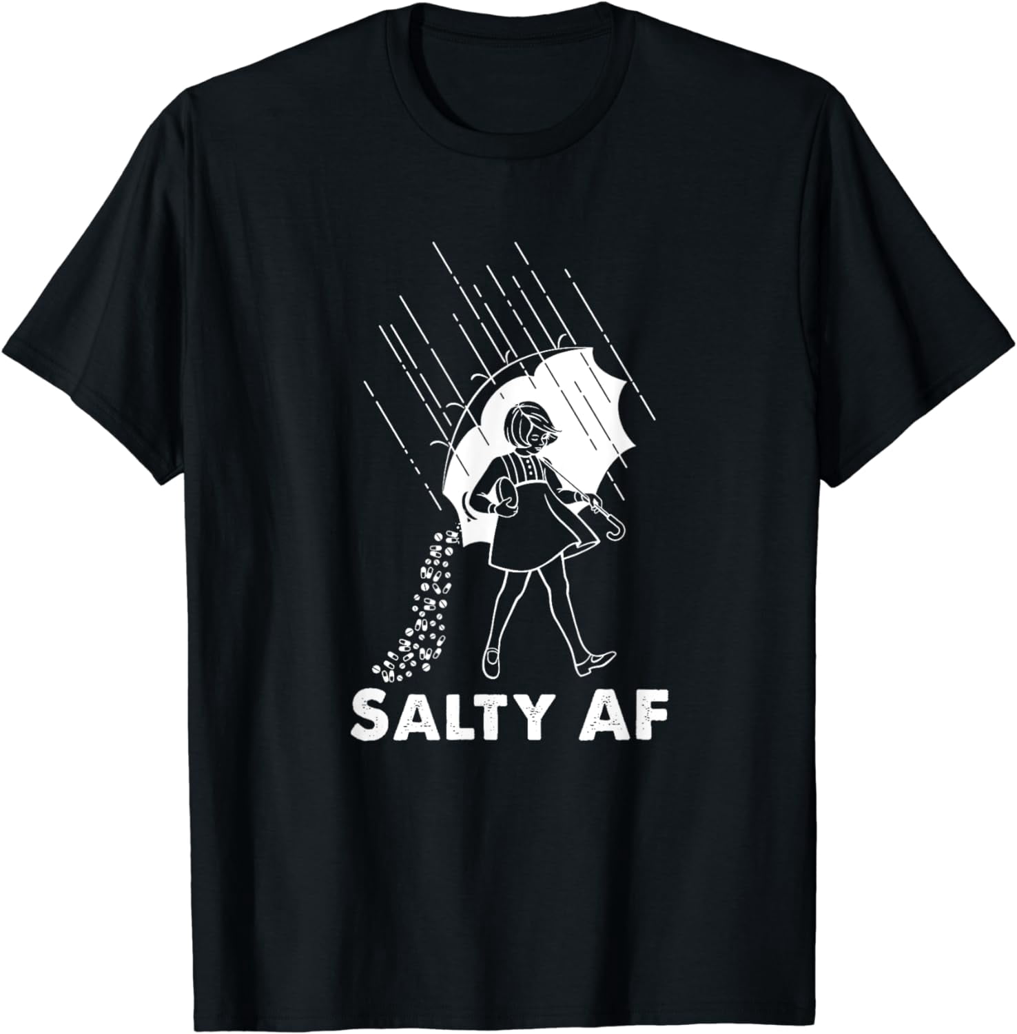 Salty AF Lung And Pulmonary Lung Cancer Cystic Fibrosis T-Shirt ...