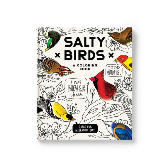 Salty Birds Coloring Book, (Hardcover) - Walmart.com