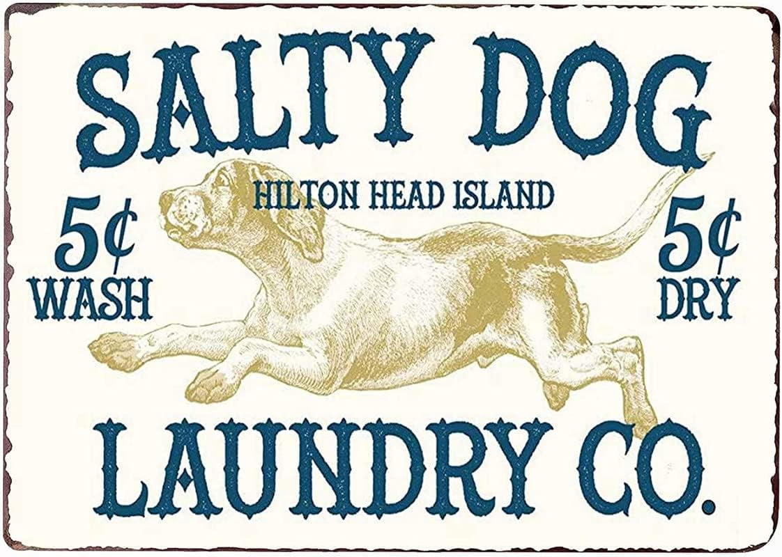 Salty Dog Laundry Vintage Farmhouse Laundry Room Sign Country Home ...