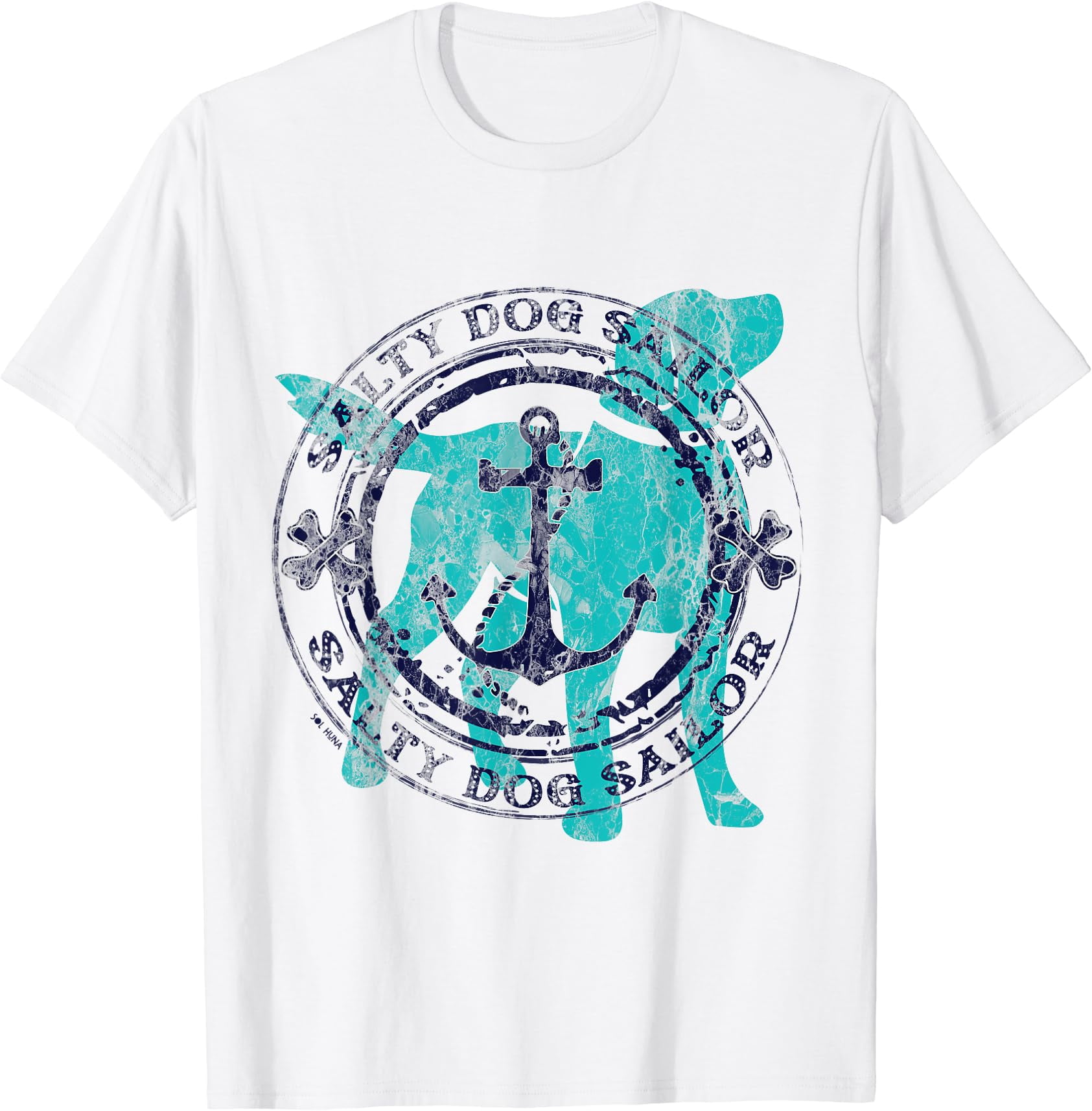 Salty Dog Sailor Nautical Anchor With Bones And T-Shirt - Walmart.com