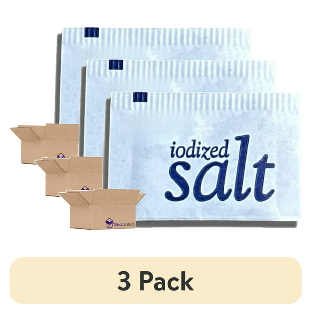 (3 pack) Salty Ernie Individual Salt & Pepper Packet Combo Pack ...