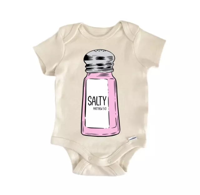 Salty Matthew Jesus Religious God Christian Baby Boy Girl Clothes ...