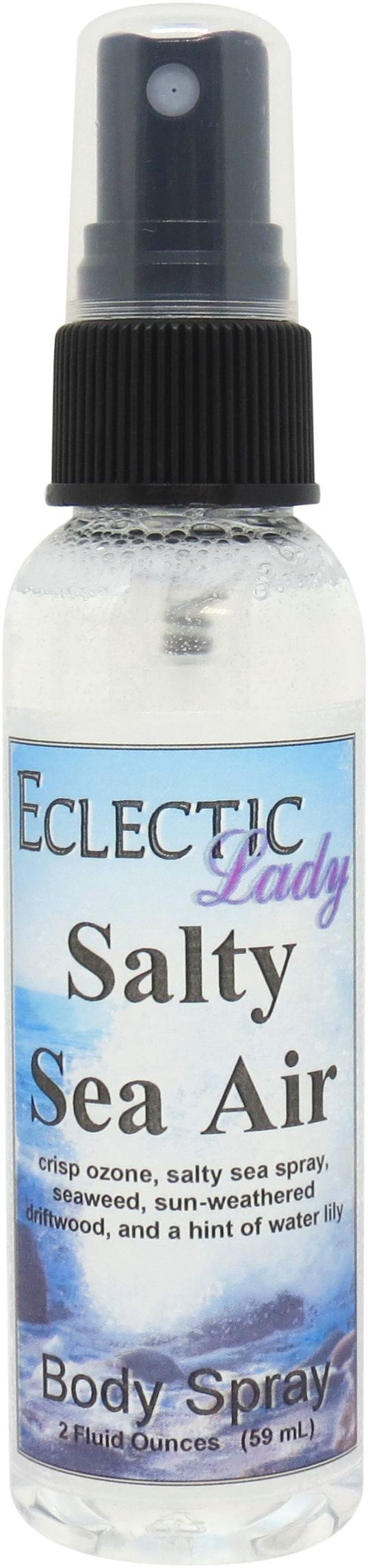Salty Sea Air Body Spray, Eclectic Lady, Hydrating Mist, Unisex, 2 oz ...
