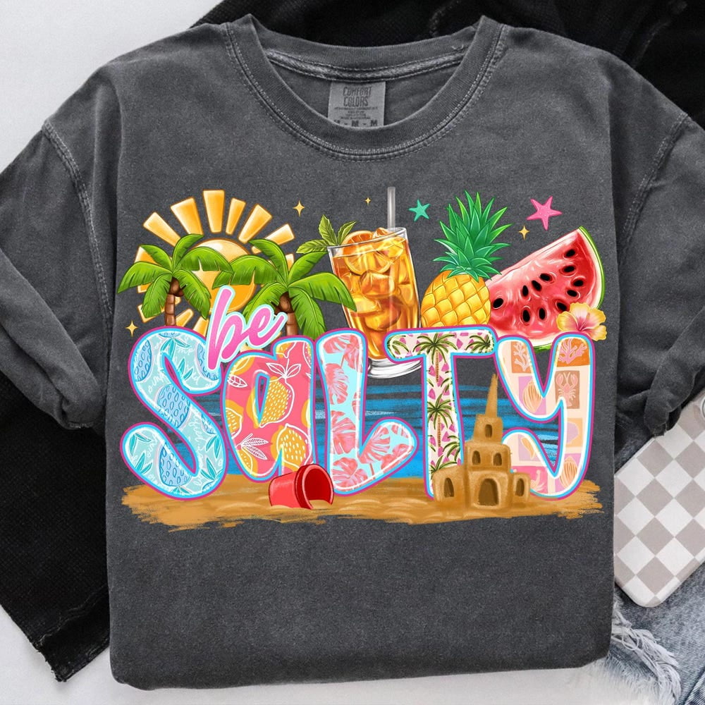 Be Salty Shirt, Beach Life Shirt, Salty Vibes Shirt, Summer Shirt ...