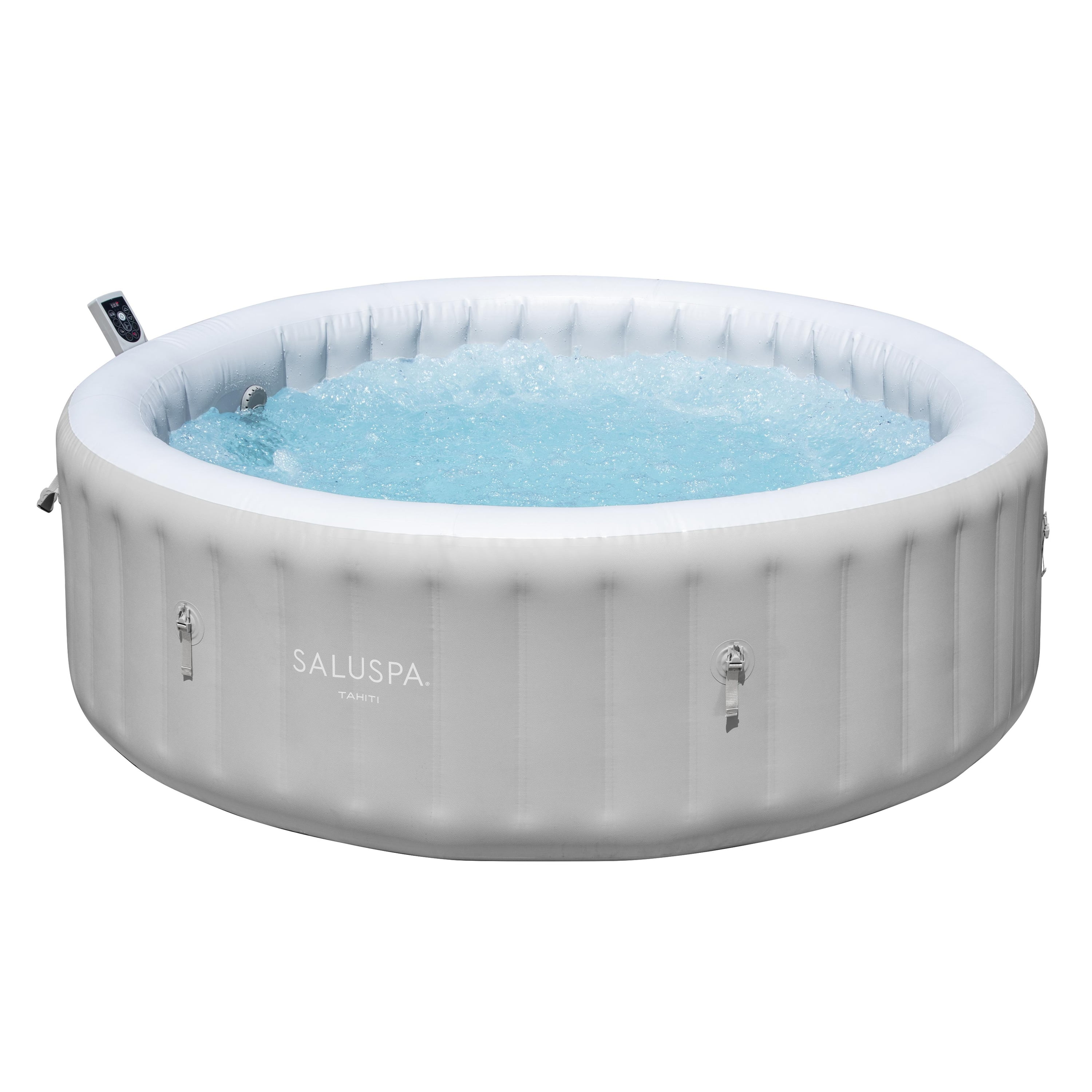 SaluSpa Tahiti Energy-Efficient Smart AirJet Inflatable Circle Hot Tub ...