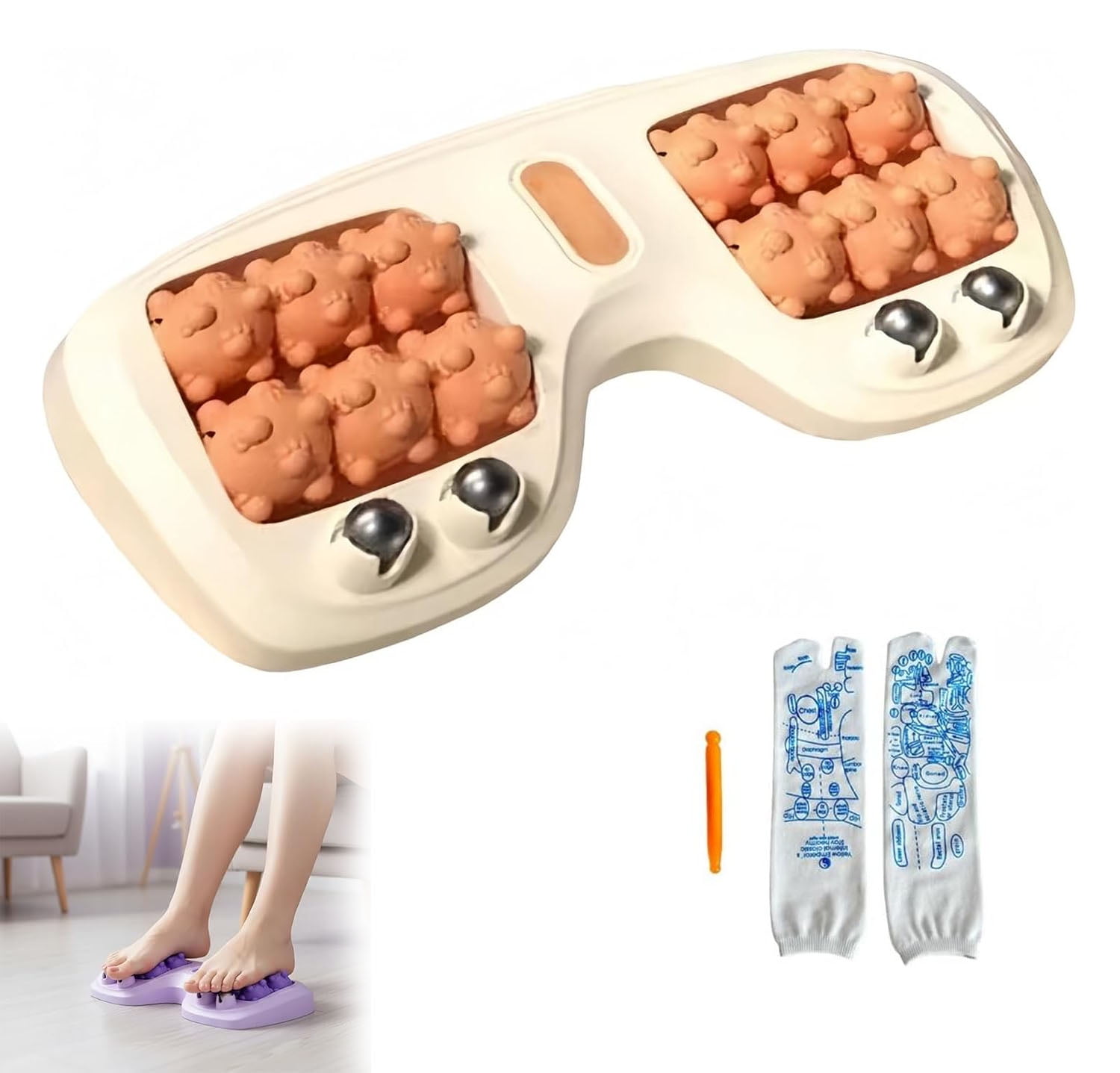 Saludea Portable Foot Relief Roller Pro, Plantar Fasciitis Relief ...