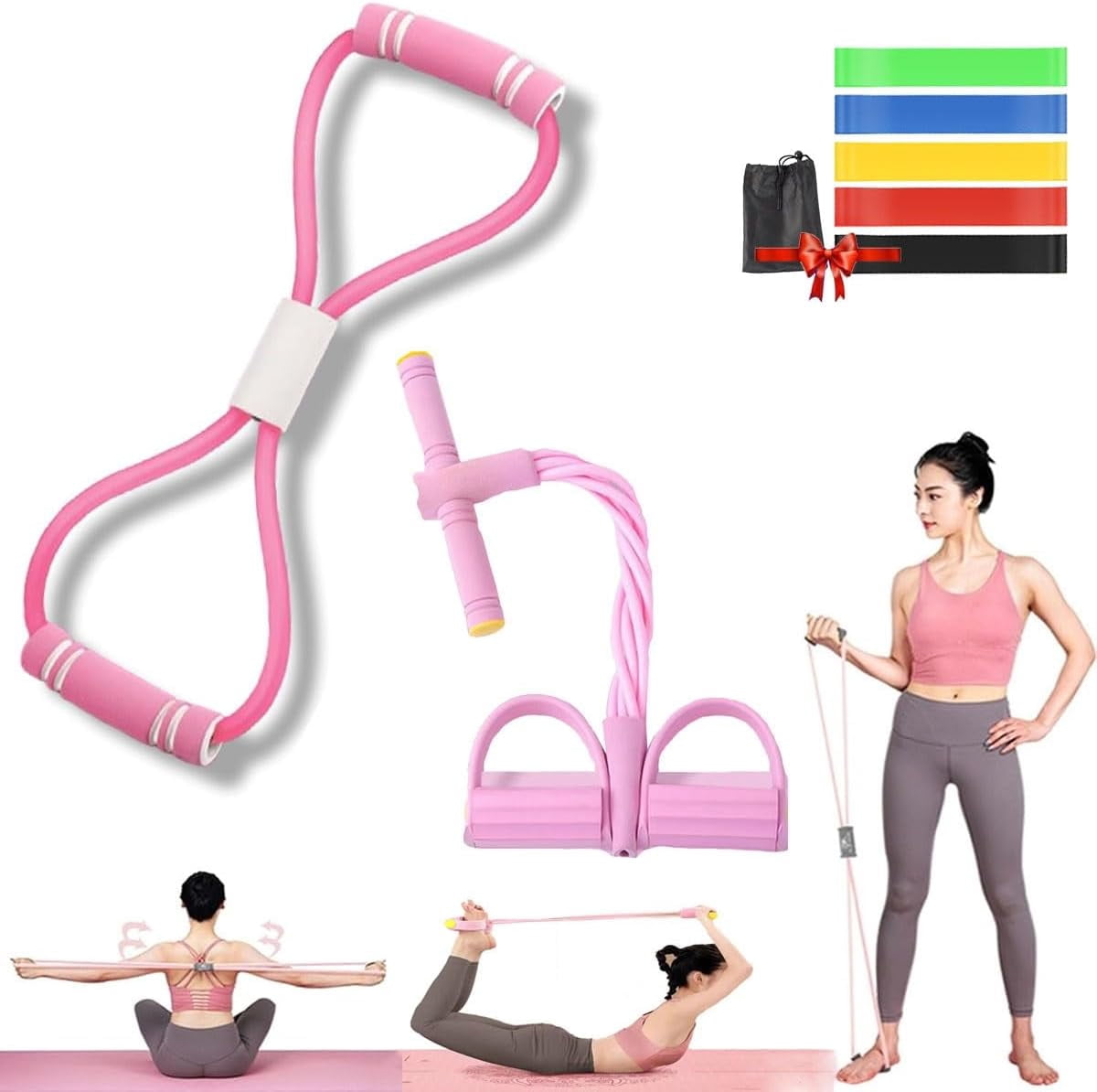Saludea Resistance Band and Pedal Resistance Band, Figure 8 Resistance ...