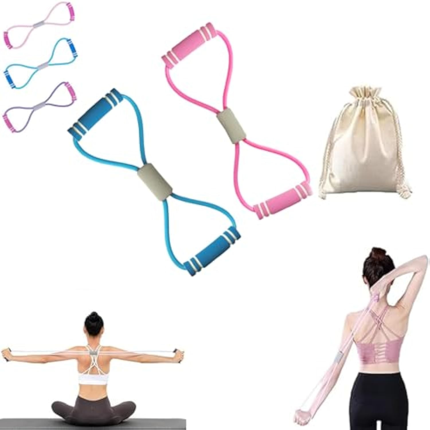 Saludea Resistance Band, Saludea Figure 8 Resistance Band, Figure 8 ...