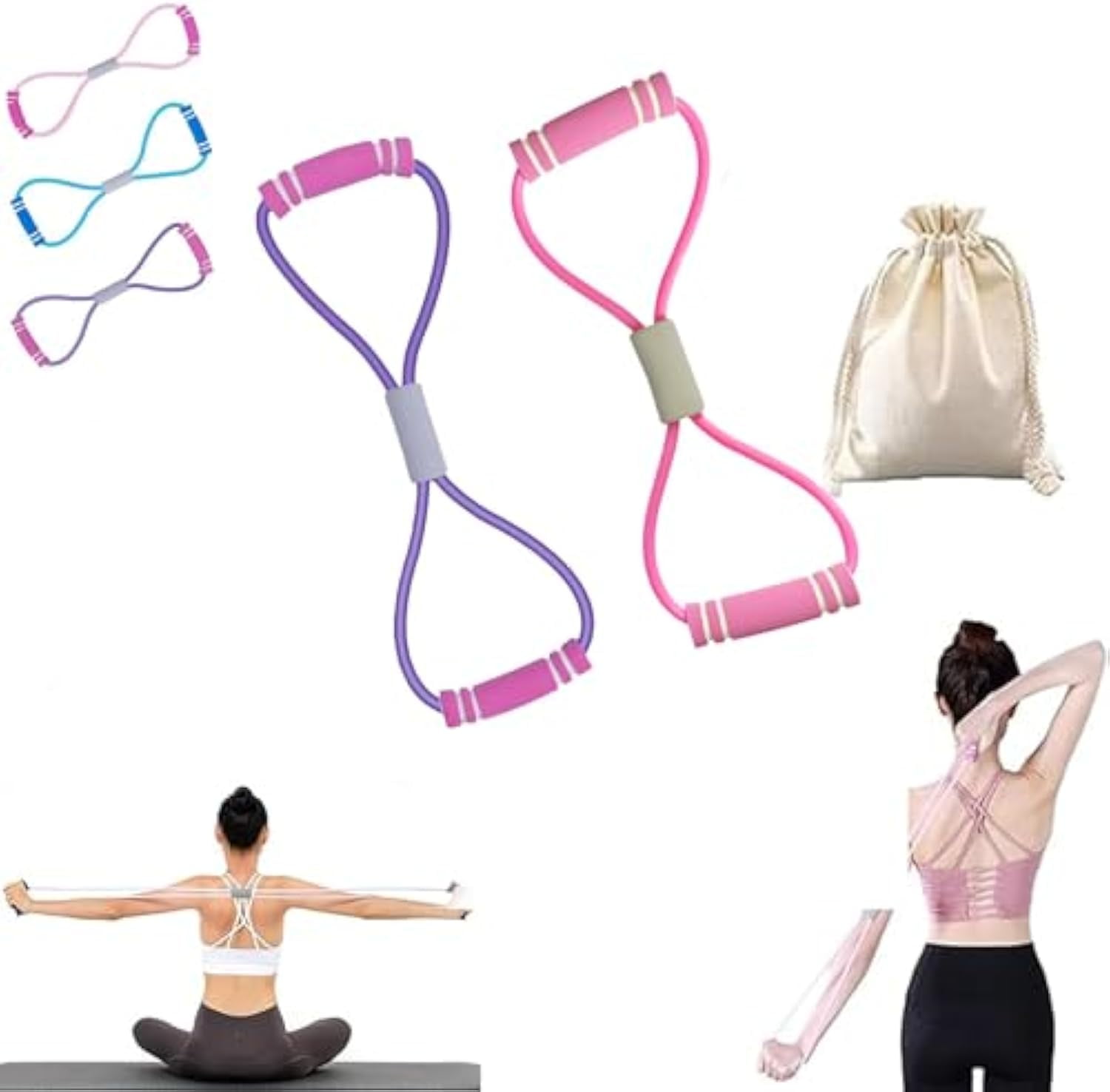 Saludea Resistance Band, Saludea Figure 8 Resistance Band, Figure 8 ...
