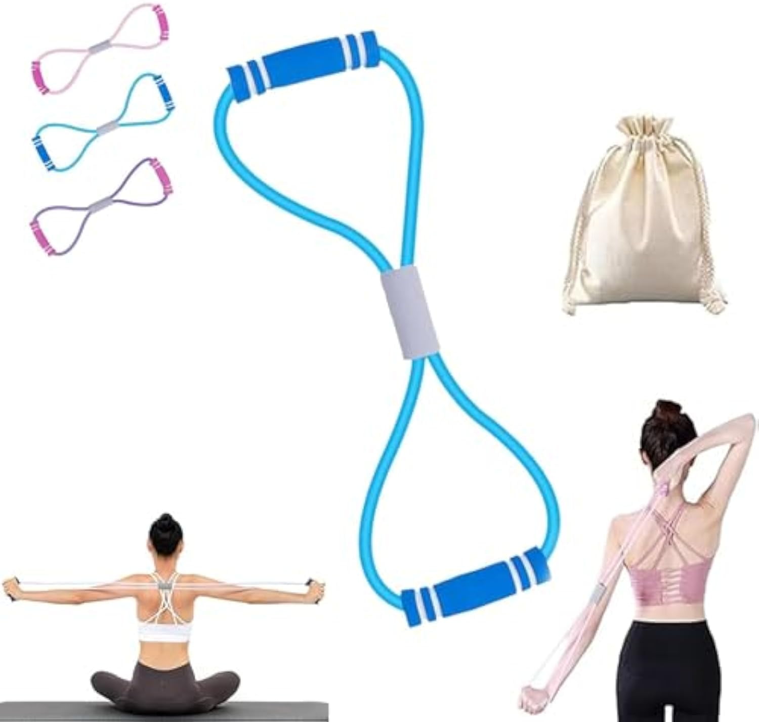 Saludea Resistance Band, Saludea Figure 8 Resistance Band, Figure 8 ...
