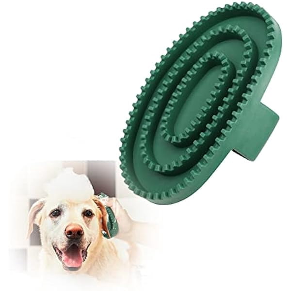 Saluqifa Dog Scrubber for Bath, Pet Shampoo Bath Brush Soothing Massage ...