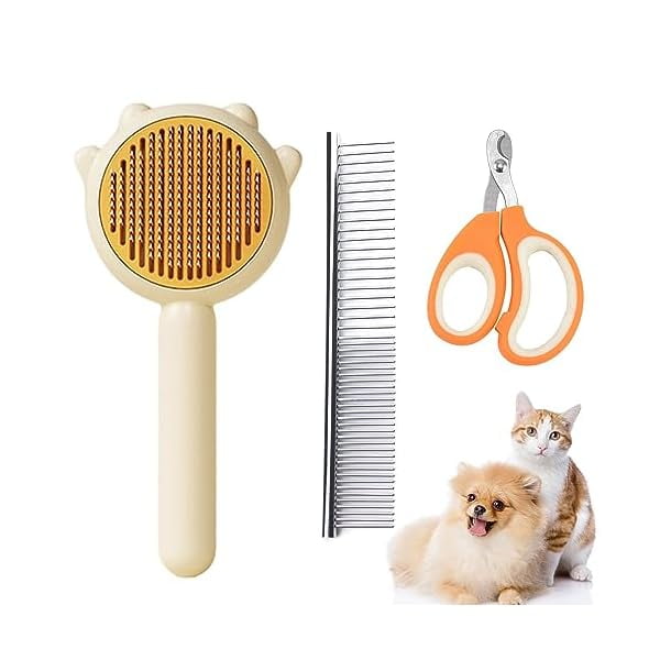 Saluqifa Magic Pet Comb, Pet Hair Cleaner Brush, Cat Grooming Brush Cat ...