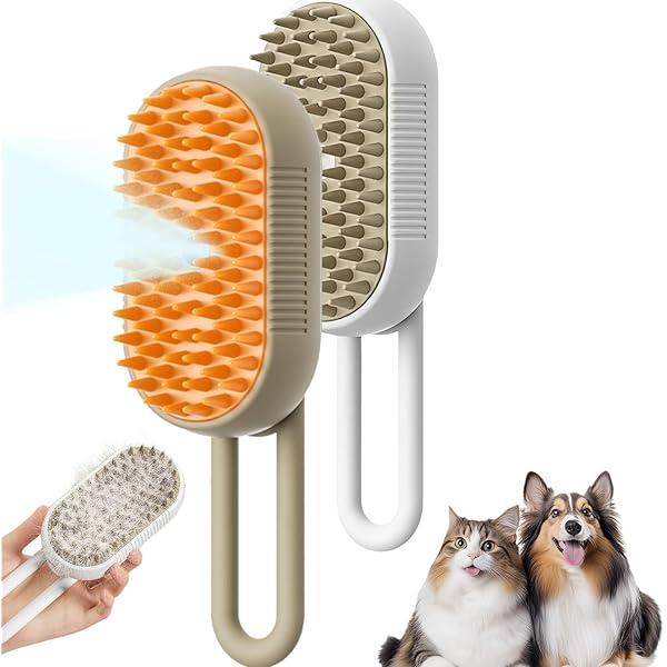 Saluqifa Steam Brush for Dogs, Pet Spritz Defur Comb, Spritz Defur Comb ...