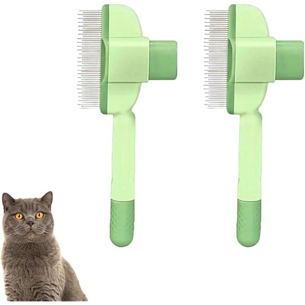 Saluqifa Zen Brush for Cats, Zenbrush Cat Comb - Removes Fur & Relieves ...