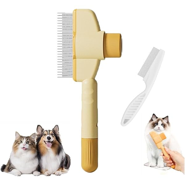 Saluqifa Zenbrush Cat Comb, Cat Hair Grooming Brush, 2025 Upgraded ...