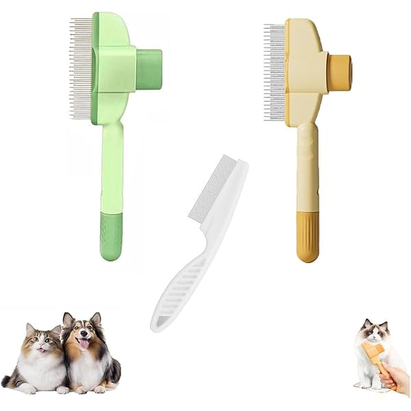 Saluqifa Zenbrush Cat Comb, Cat Hair Grooming Brush, 2025 Upgraded ...