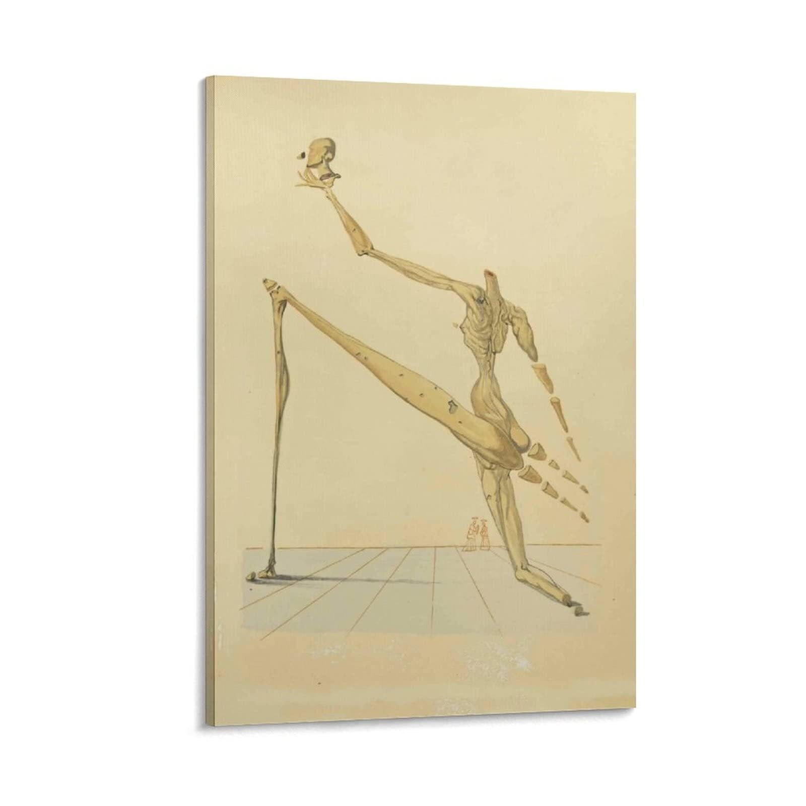 Salvador Dalí Inferno Art Hanging Picture Artworks Canvas Poster Room ...
