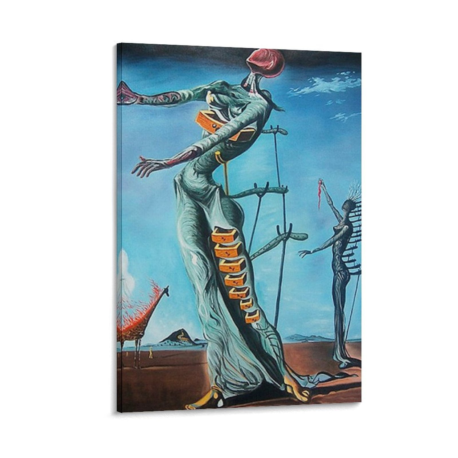 Salvador Dalí Painting Famous Realist Painter Poster Painting On Canvas ...