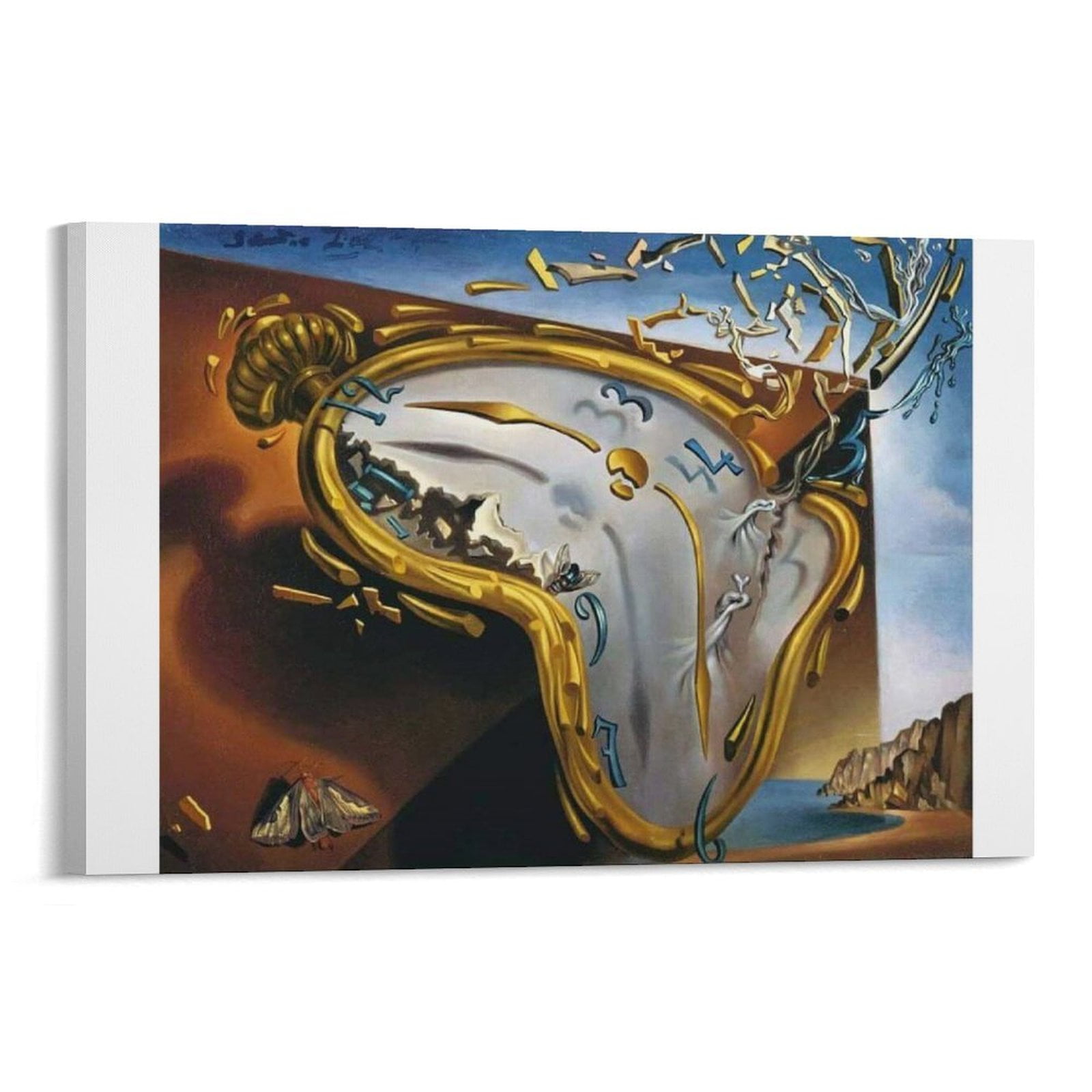 Salvador Dalí Painting Realist Painter Melting Watch Canvas Poster Wall ...
