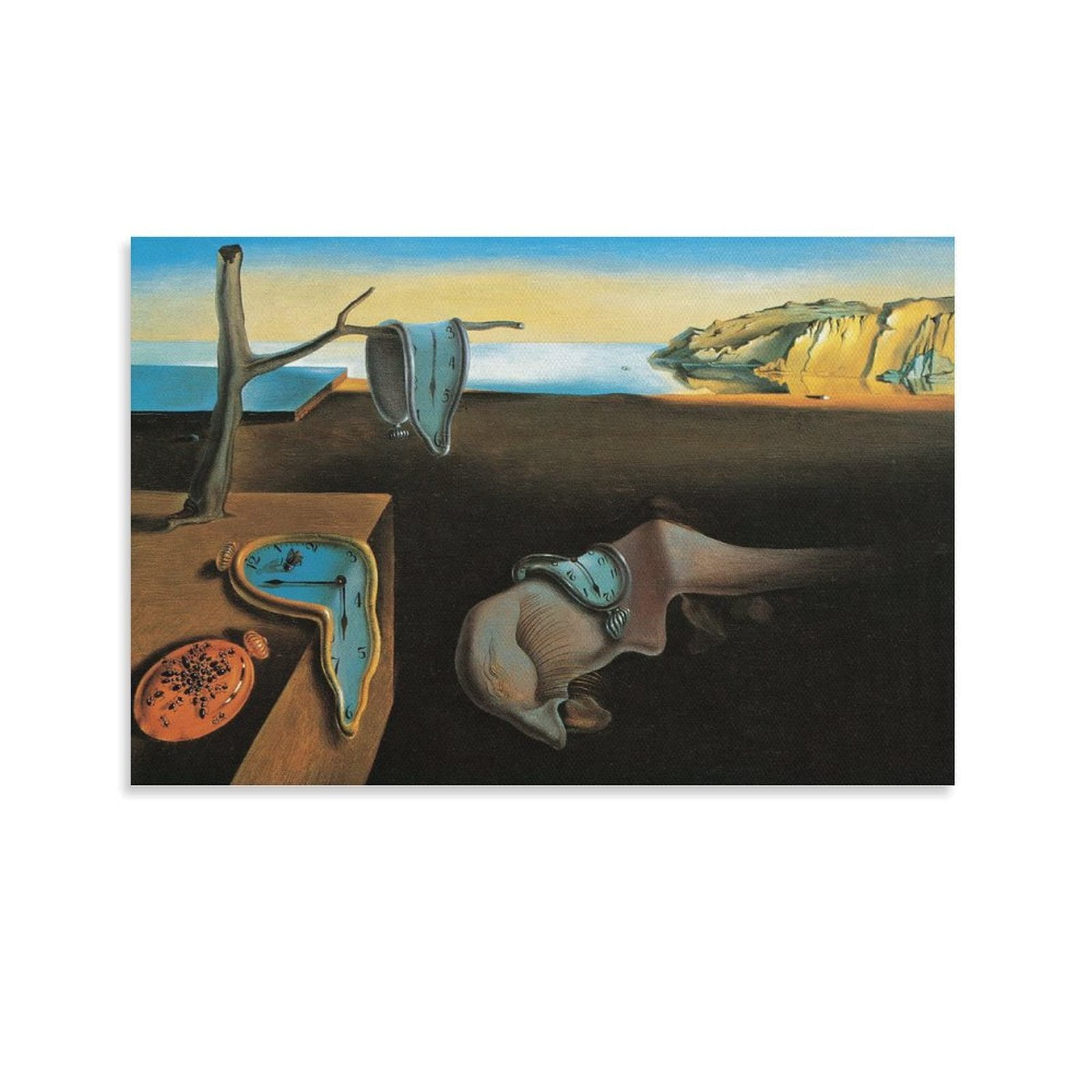Salvador Dalí Poster The Persistence of Memory Artworks Picture Print ...
