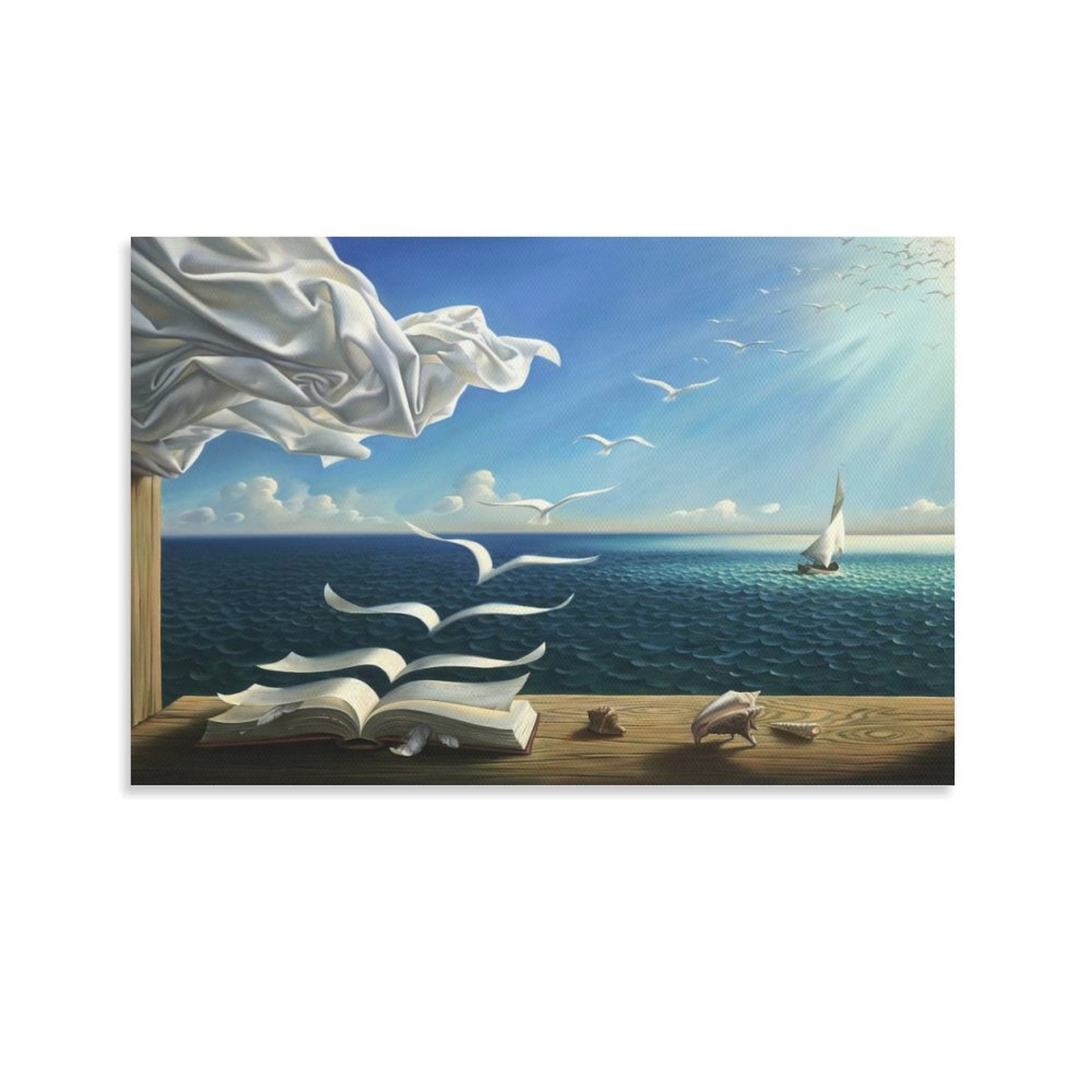 Salvador Dalí Realist Painter Poster Painting Canvas Wall Art Poster ...