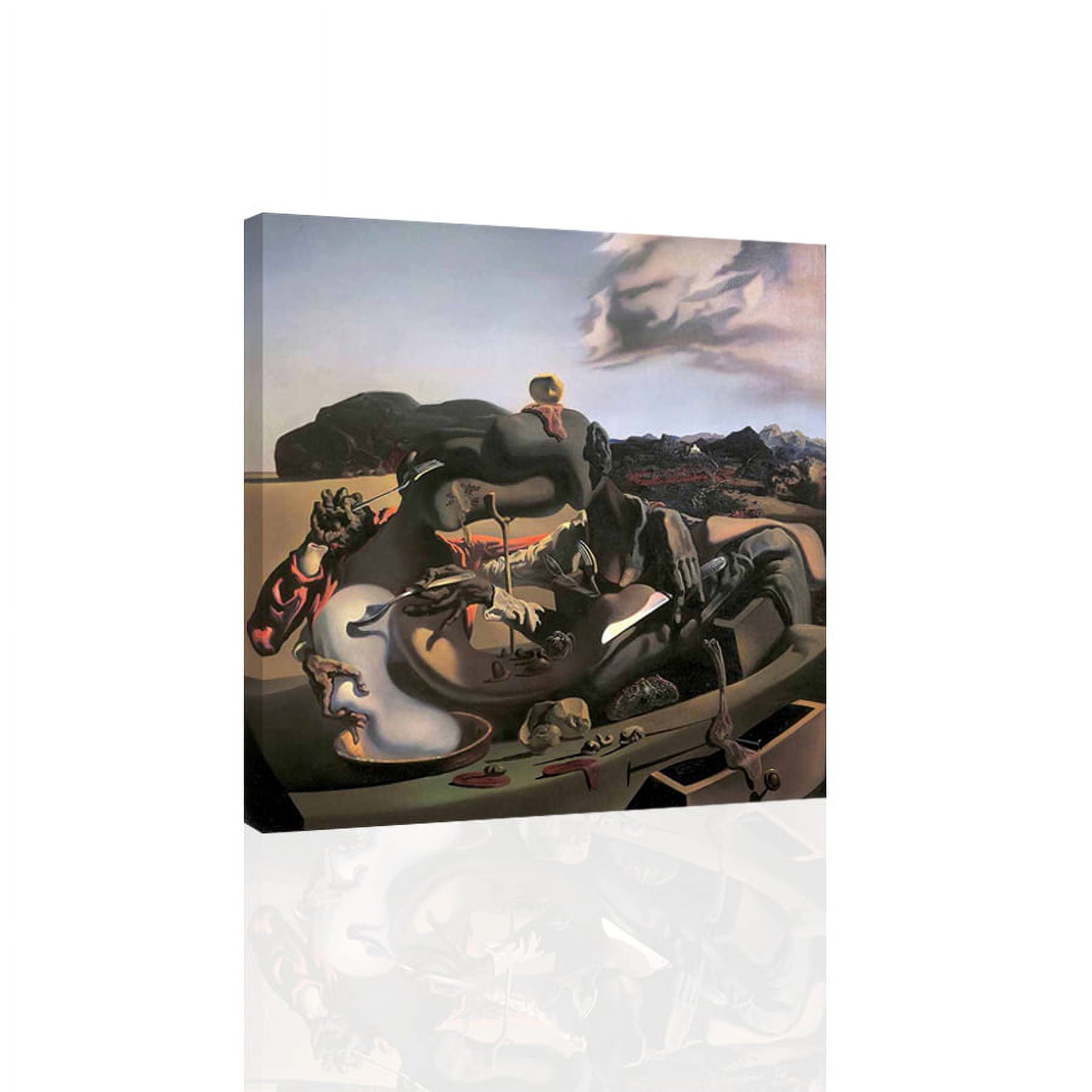Salvador Dali 1936 Autumnal Cannibalism - Canvas OR Print Wall Art ...
