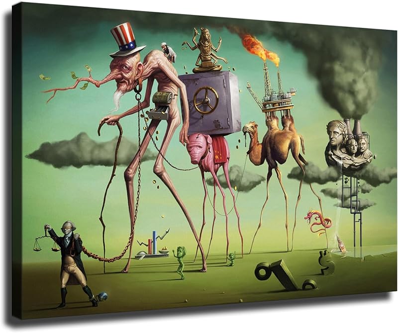 Salvador Dali Art and Painting Memory Eternal Surrealism Poster Canvas ...