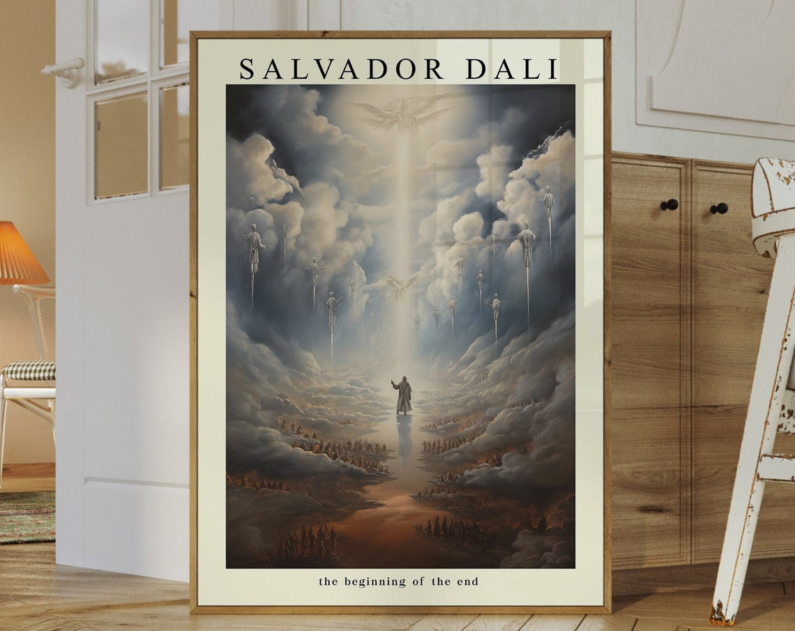 Salvador Dali The Beginning Of The End, Dali Print, Dali Poster ...