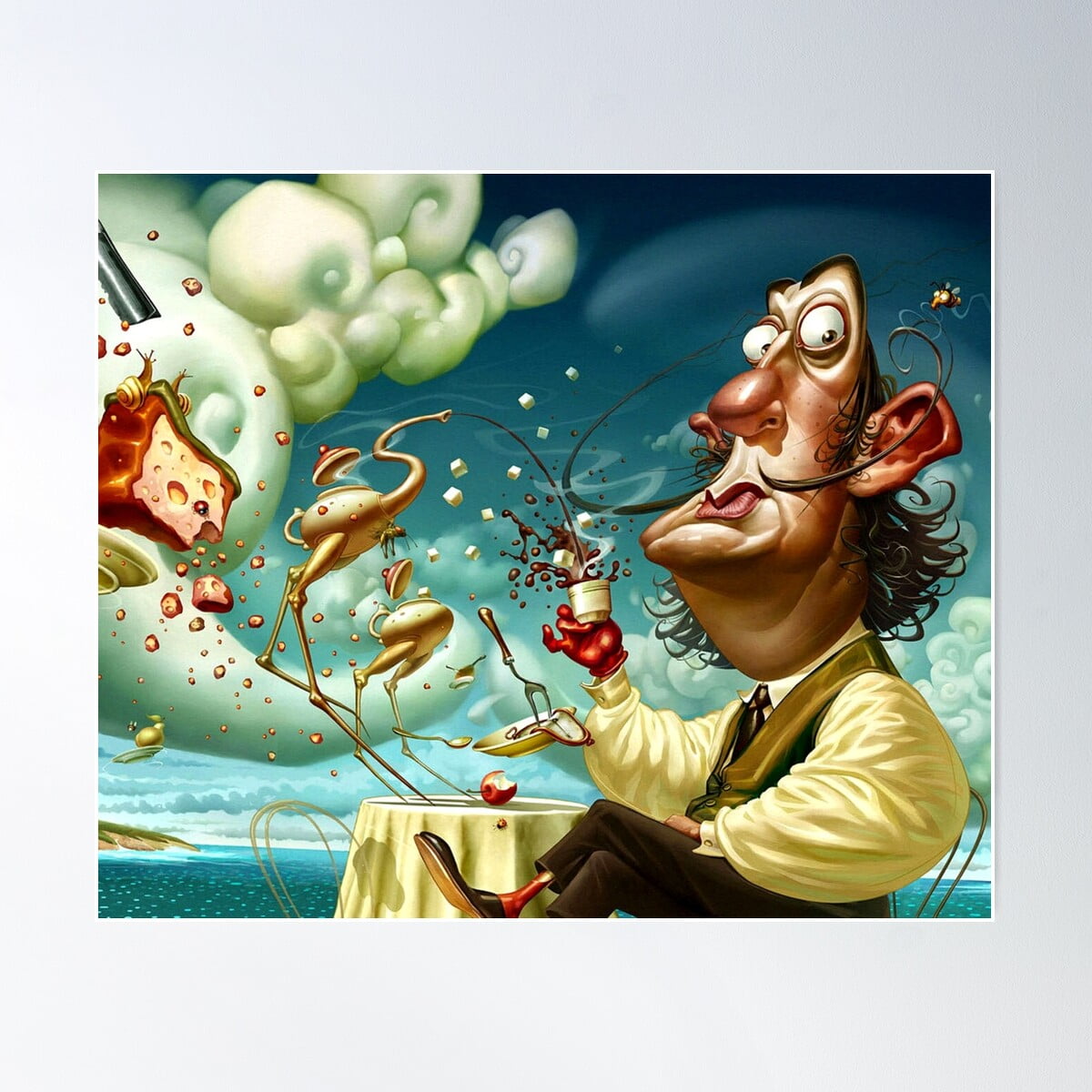 Salvador Dali Digital Painting Salvador Dali Artwork Surréalisme ...
