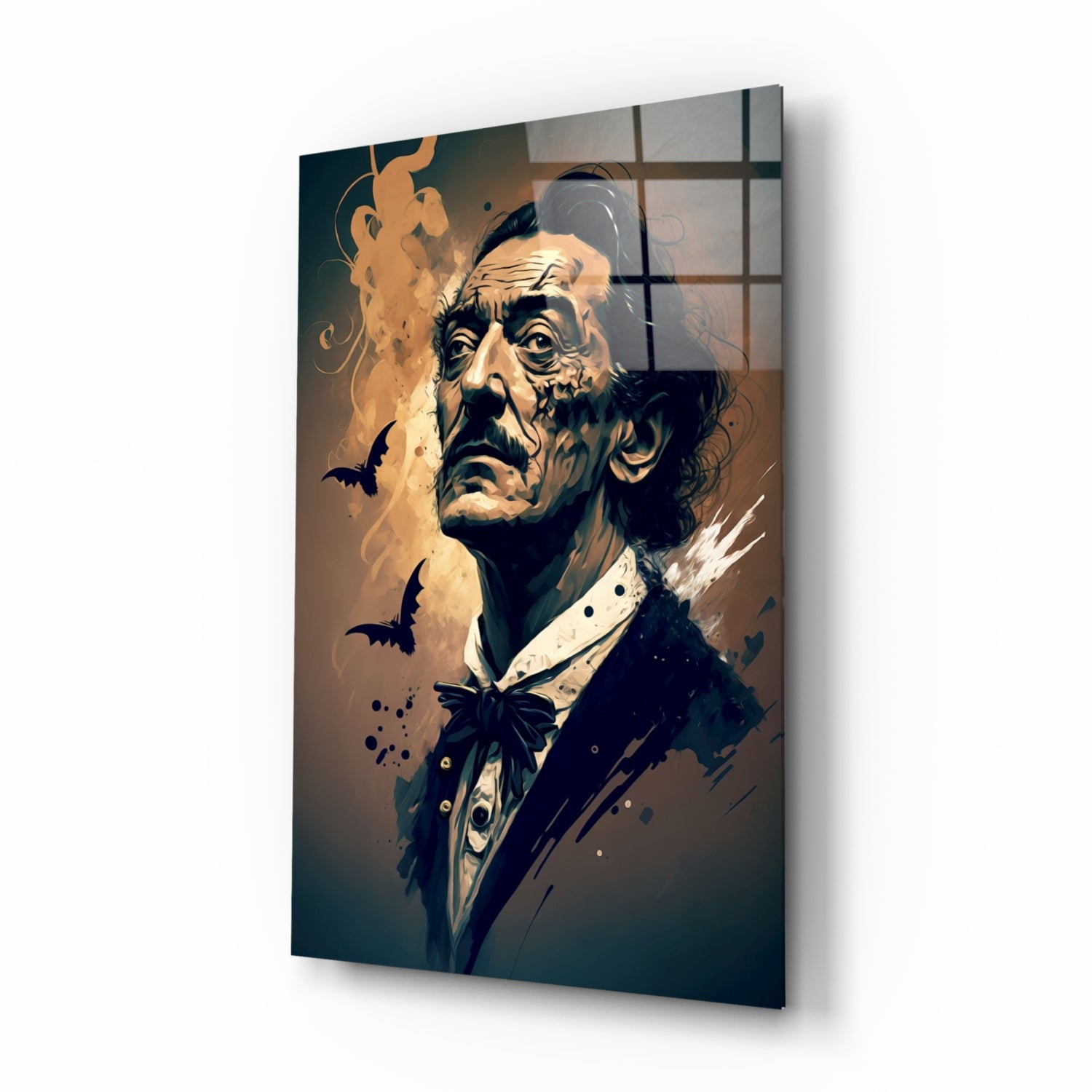 Salvador Dali Glass Wall Art || Designer Collection - Walmart.com