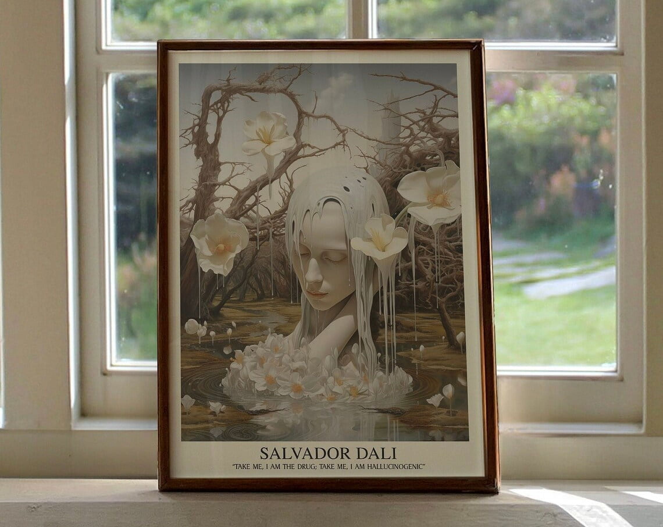 Salvador Dali Inspired Poster, Surrealism, Salvador Dali Print, Art ...