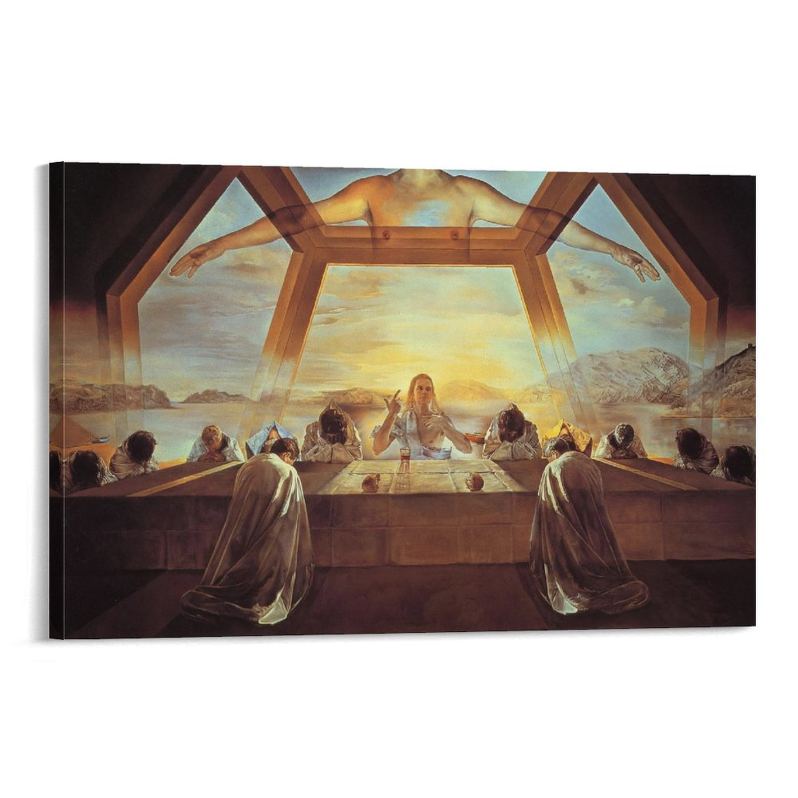 Salvador Dali - La Cene Realism Art Poster Room Aesthetic Poster Print ...